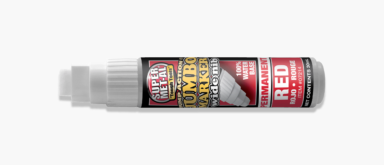 Permanent Jumbo Water-Based Paint Marker | Super Met-Al Markers